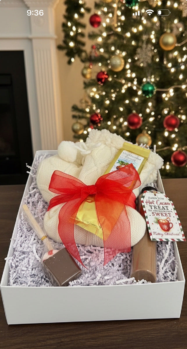 Cozy Stocking Treat Box – The Gifted Basket San Francisco